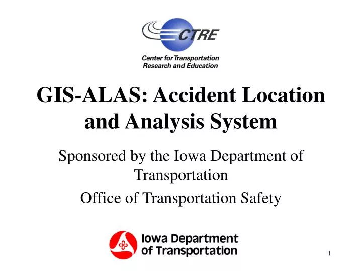 PPT - GIS-ALAS: Accident Location and Analysis System PowerPoint ...