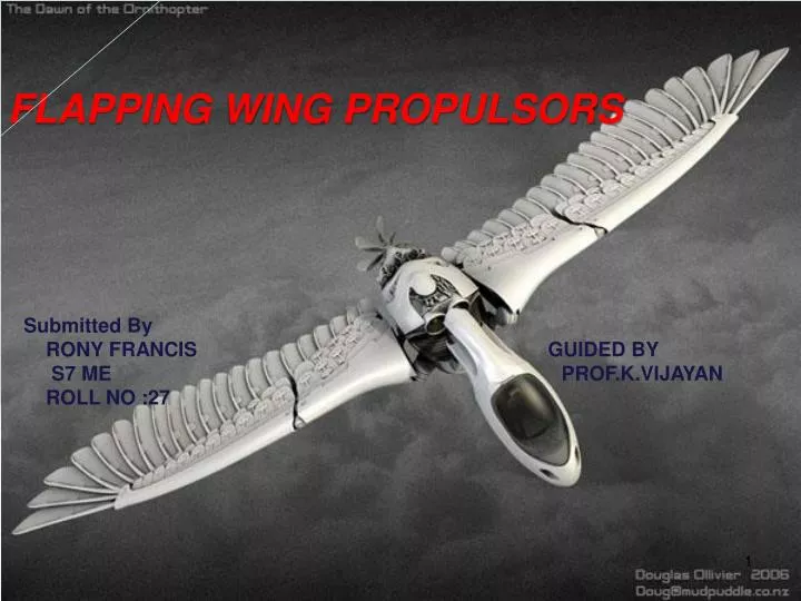 PPT - FLAPPING WING PowerPoint Presentation, free download - ID:767090