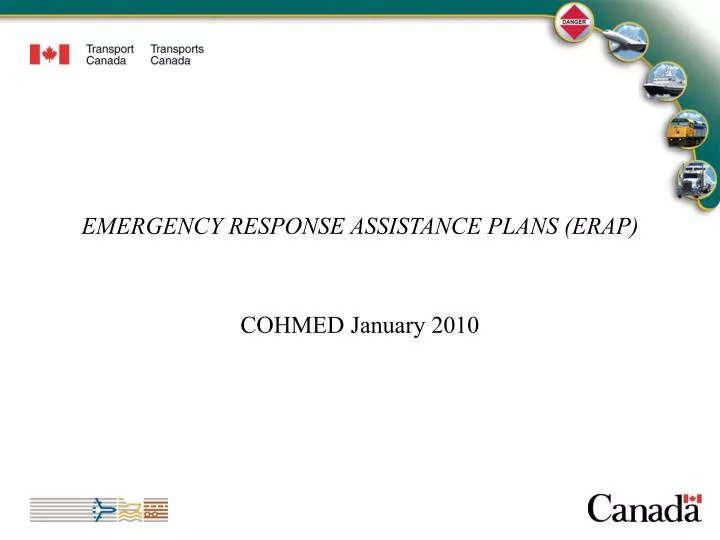 PPT - EMERGENCY RESPONSE ASSISTANCE PLANS (ERAP) PowerPoint ...