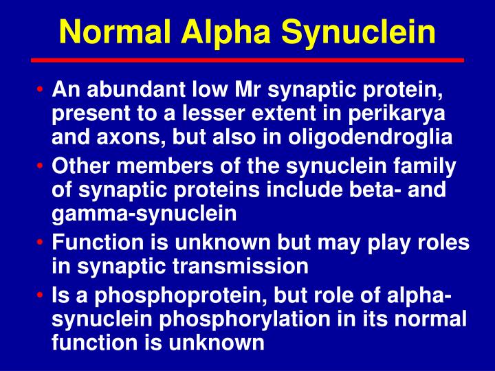 PPT - Clash Of The Titans! Convergence Of Tau And Alpha-Synuclein ...