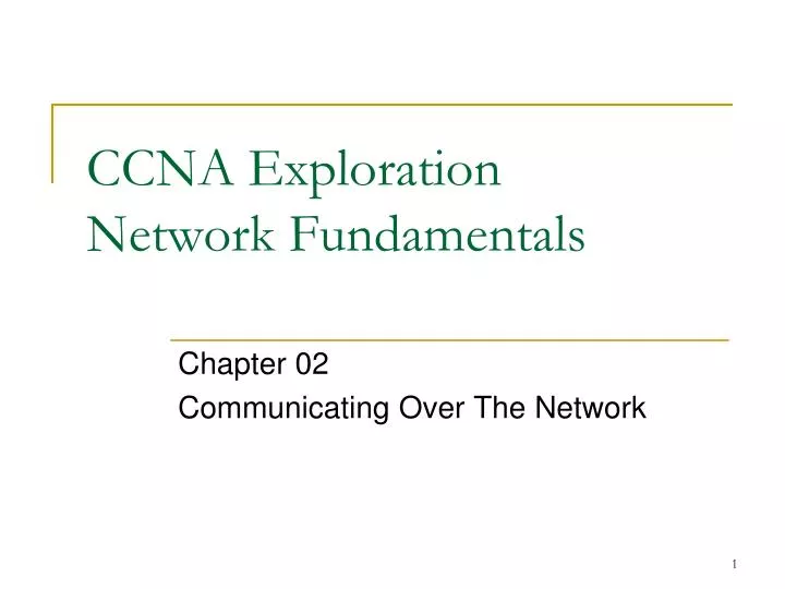 PPT - CCNA Exploration Network Fundamentals PowerPoint Presentation, free download - ID:77045