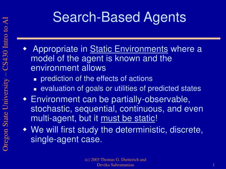 PPT - Search-Based Agents PowerPoint Presentation, free download - ID ...