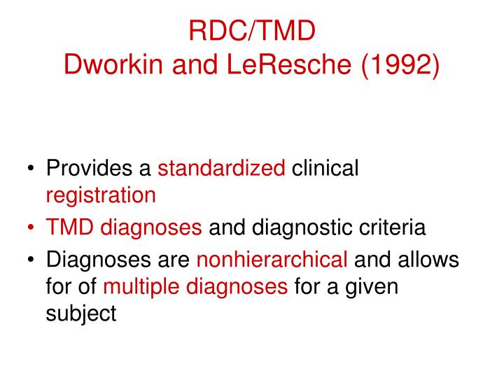 PPT - Temporomandibular disorders (TMD) Occlusion and Orthodontic ...