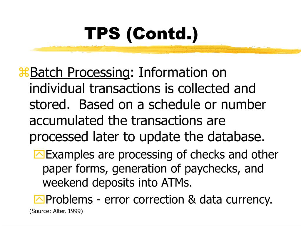 PPT - Transaction Processing System (TPS) PowerPoint Presentation, free ... PPT - Transaction Processing System (TPS) PowerPoint Presentation, free ...
