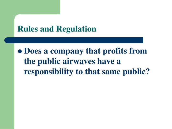 PPT - Rules and Regulation PowerPoint Presentation, free download - ID ...