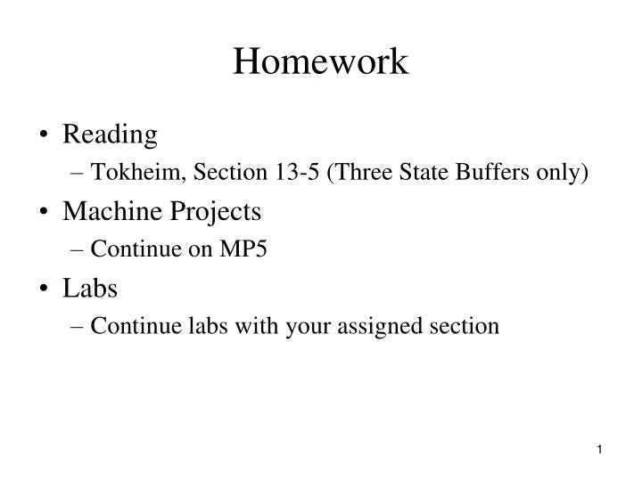 PPT - Homework PowerPoint Presentation, free download - ID:774997