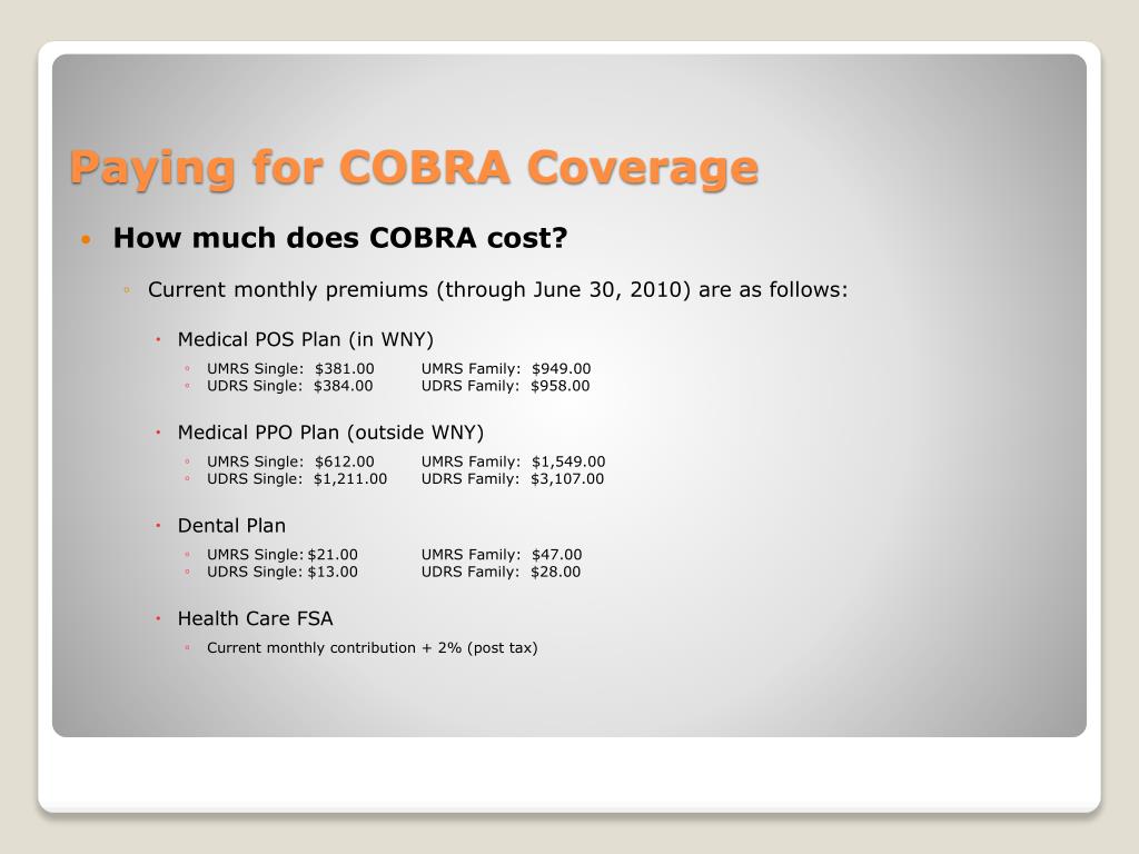 PPT COBRA Continuation Coverage PowerPoint Presentation Free PPT COBRA Continuation Coverage PowerPoint Presentation Free