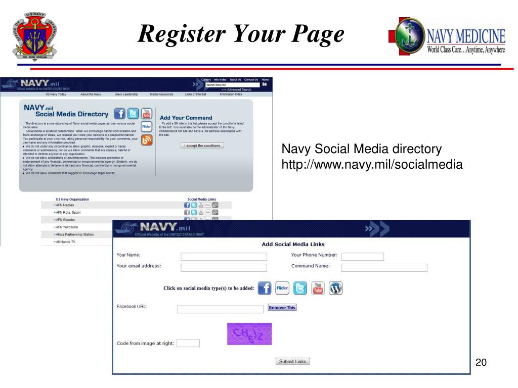 PPT - Navy Medicine Social Media Tutorial Facebook, Twitter & Blogs ...