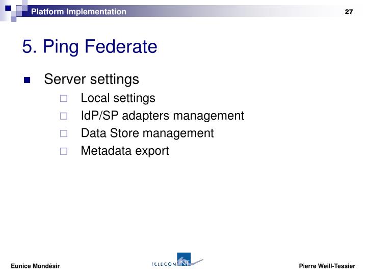 PPT - Federated Identity with Ping Federate PowerPoint Presentation ...