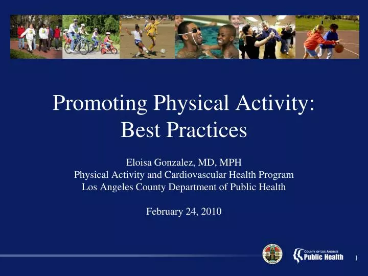 PPT - Promoting Physical Activity: Best Practices PowerPoint ...