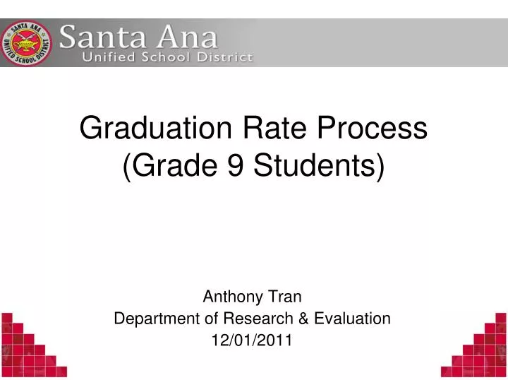 PPT - Graduation Rate Process (Grade 9 Students) PowerPoint ...