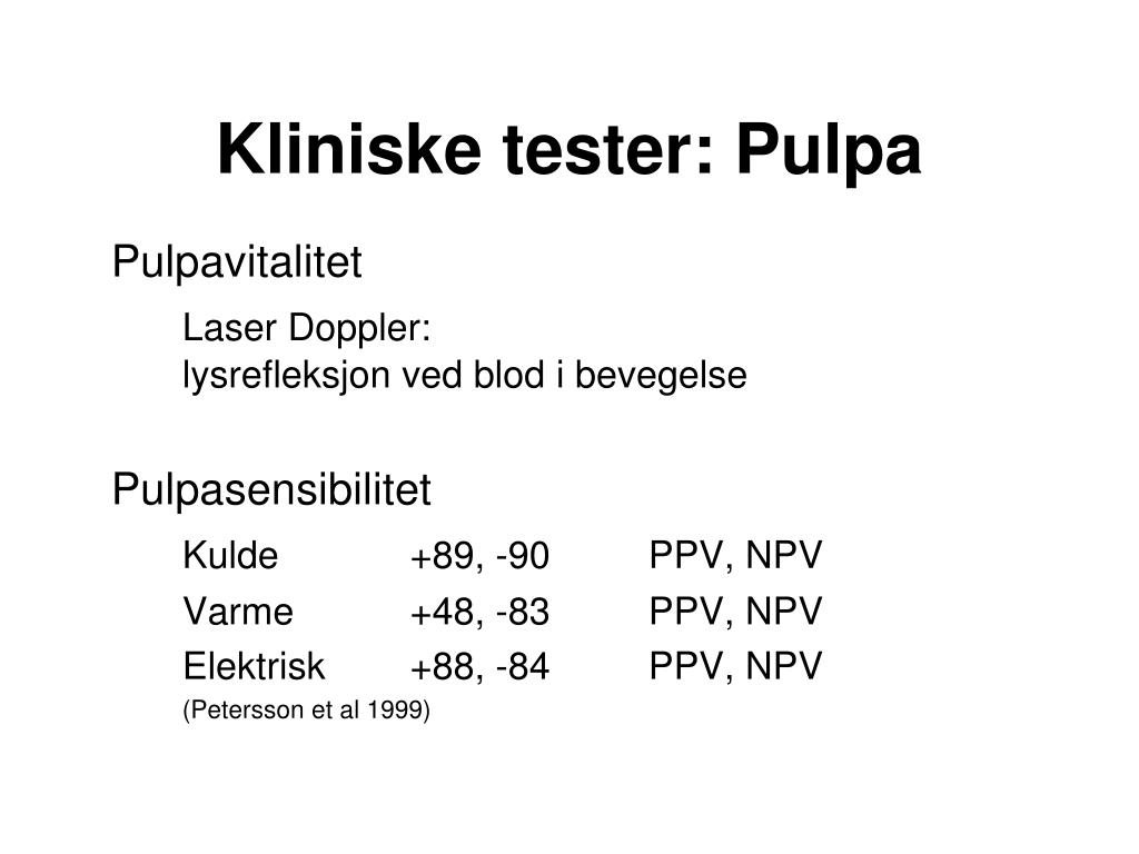 PPT - Introduksjon: Pulpitt og apikal periodontitt: klinikk og ...