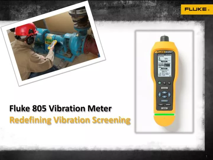 PPT - Fluke 805 Vibration Testers PowerPoint Presentation, free ...