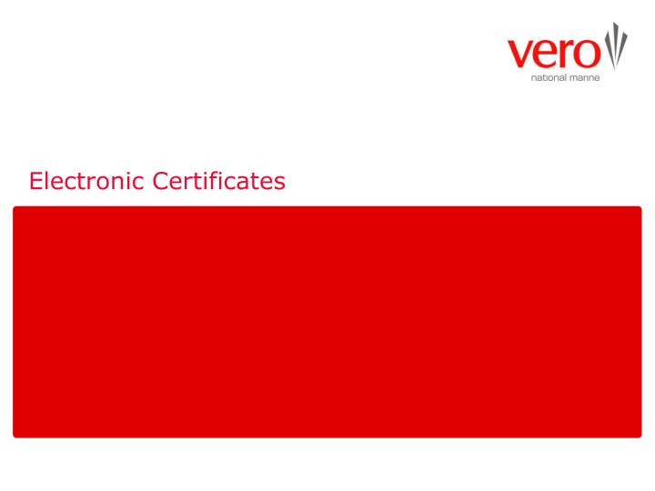 PPT - Electronic Certificates PowerPoint Presentation, free download ...