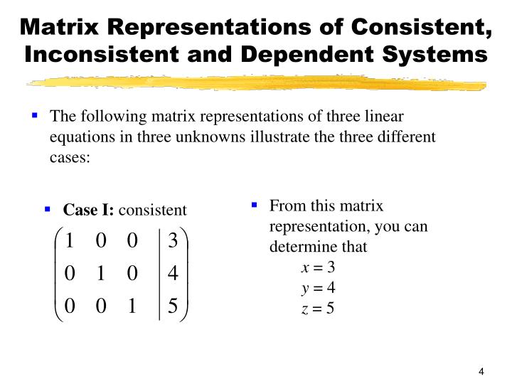 PPT - Chapter 4 Systems of Linear Equations; Matrices PowerPoint ...