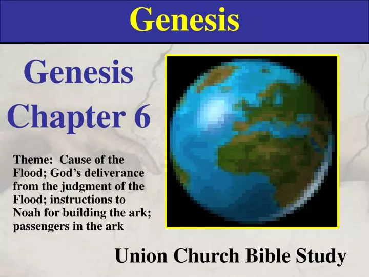 PPT - Genesis PowerPoint Presentation, free download - ID:781147