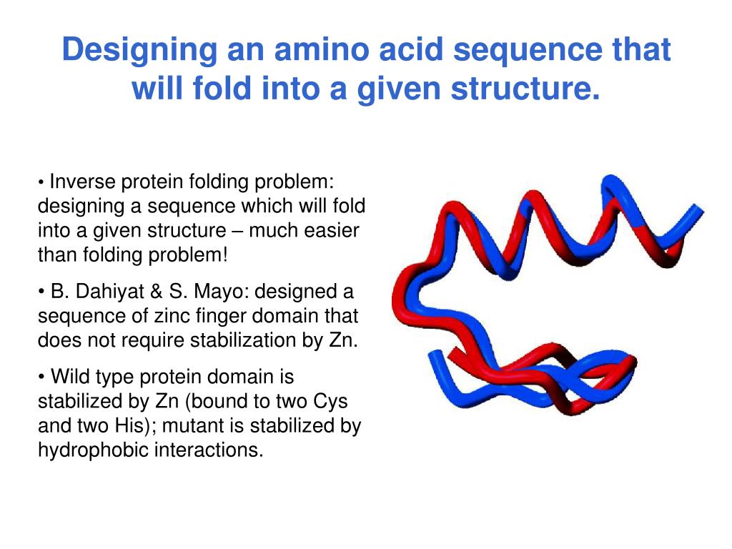 PPT - Protein structure prediction. PowerPoint Presentation, free ...