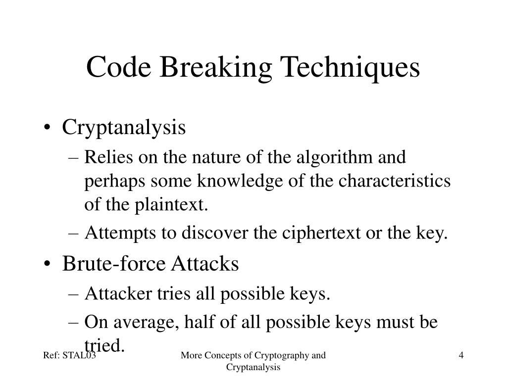 PPT More Concepts Of Cryptography And Cryptanalysis PowerPoint PPT More Concepts Of Cryptography And Cryptanalysis PowerPoint