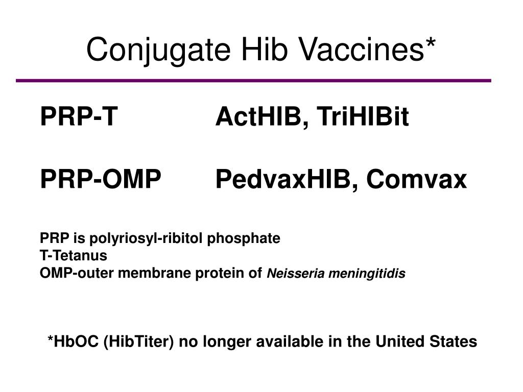 PPT - Haemophilus influenzae type B and Hib Vaccine Chapter 9 ...