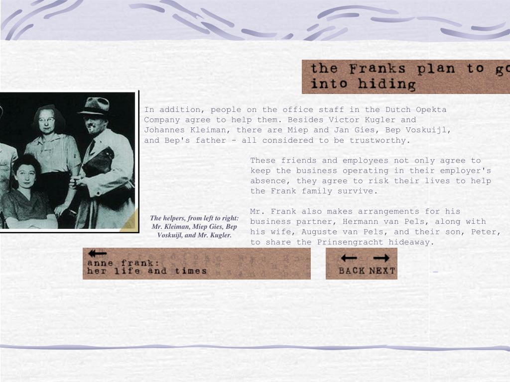 PPT - Anne Frank: The Diary of a Young Girl by Anne Frank PowerPoint ...
