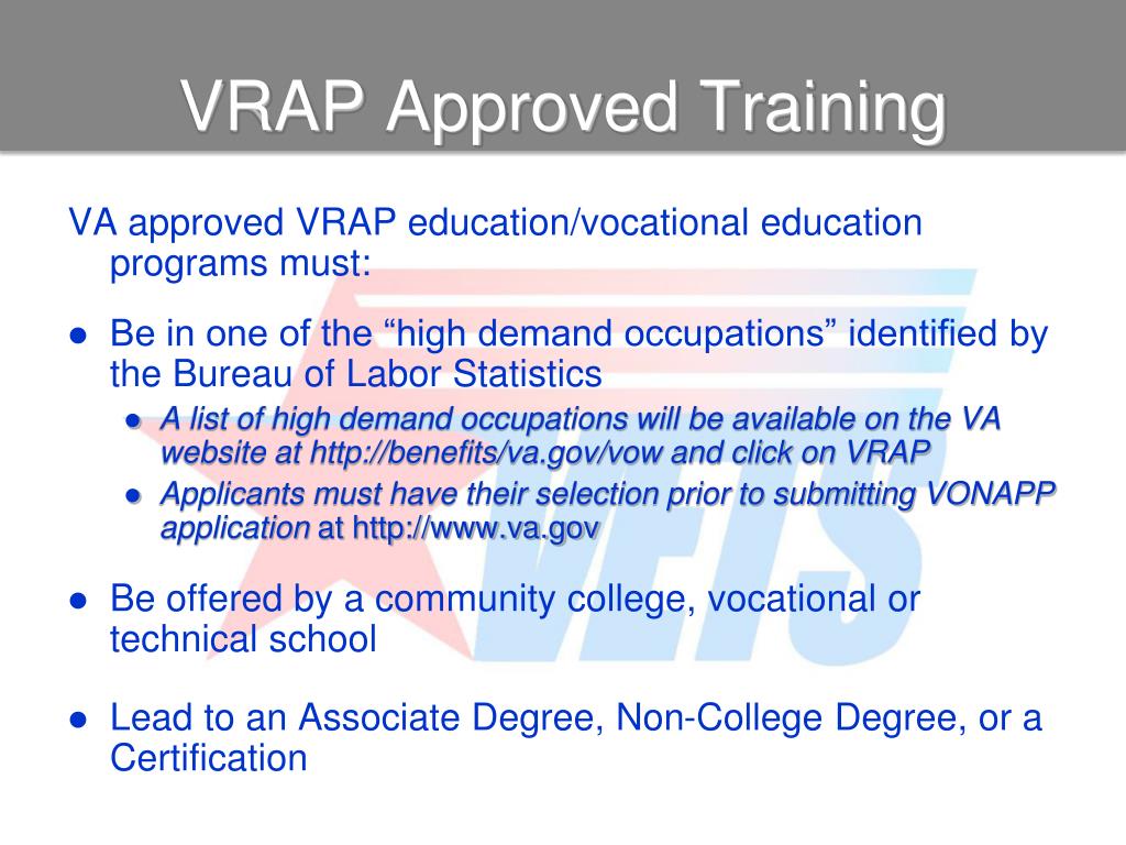 PPT - United States Department of Labor And U.S. Department of Veterans ...