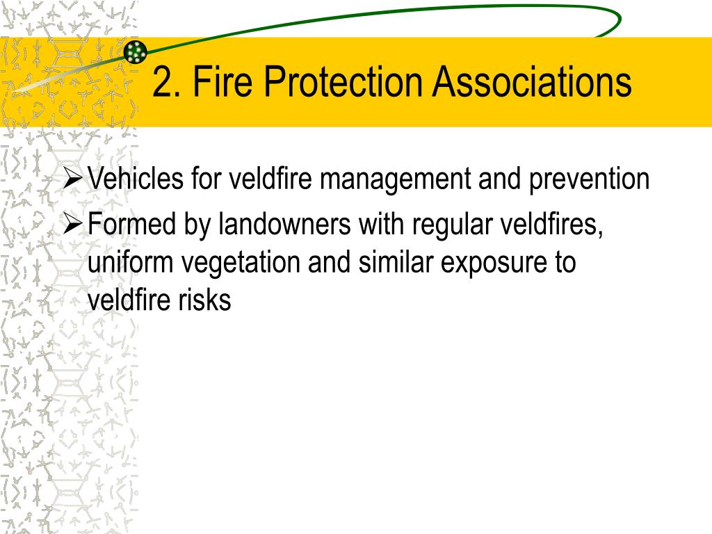 PPT - THE NATIONAL VELD AND FOREST FIRE ACT, 101 OF 1998 PowerPoint ...