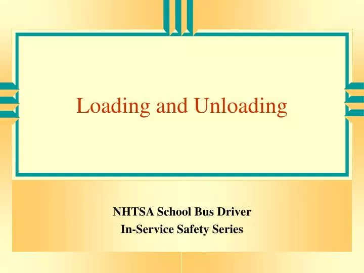 PPT - Loading and Unloading PowerPoint Presentation, free download - ID ...