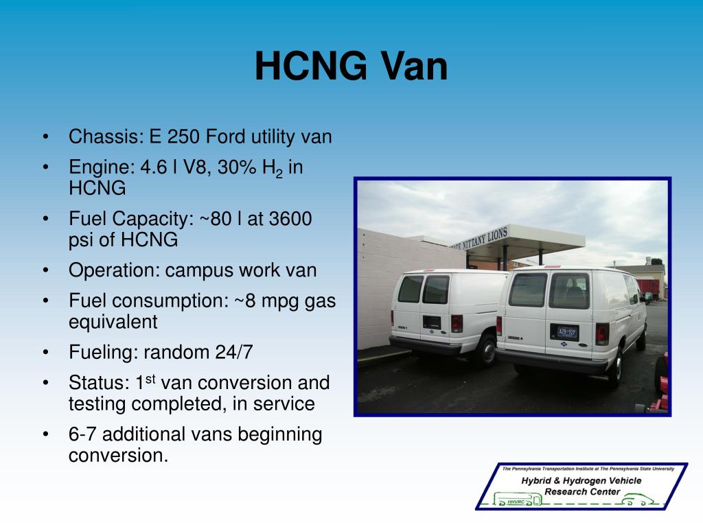 PPT - Status of Hydrogen Station and Fleet Demonstration at Penn State ...