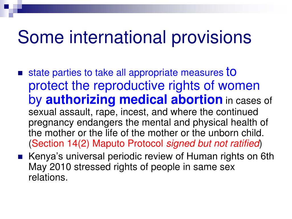 PPT - The Proposed Constitution of Kenya, the Right to Life & other ...