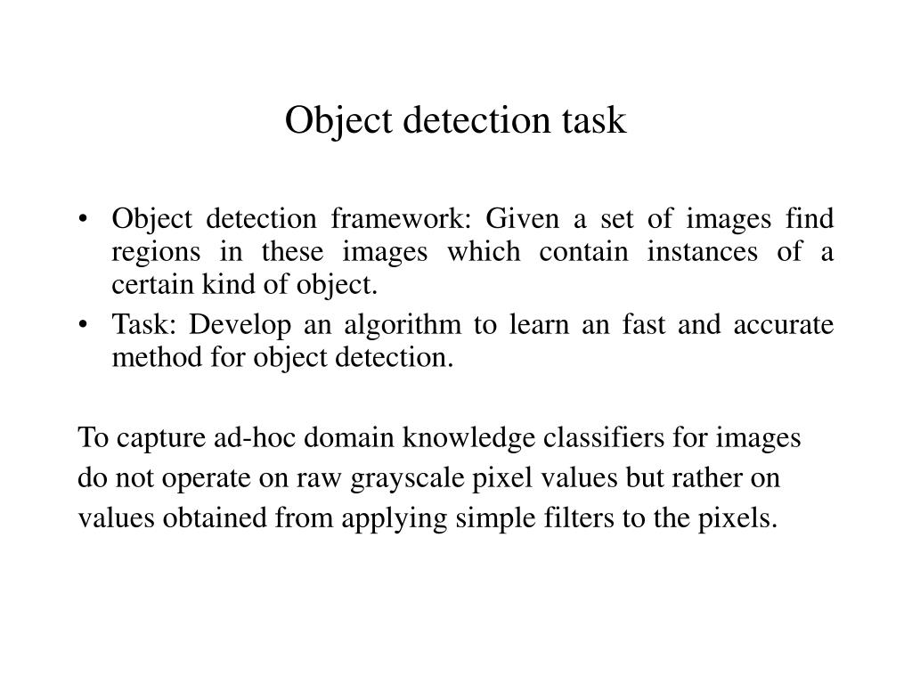 Ppt Robust Real Time Object Detection By Paul Viola And Michael Jones