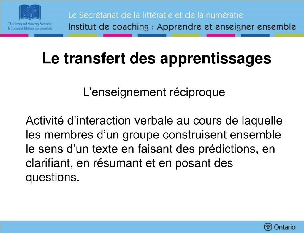 PPT - L’enseignement explicite de la stratégie de compréhension en ...