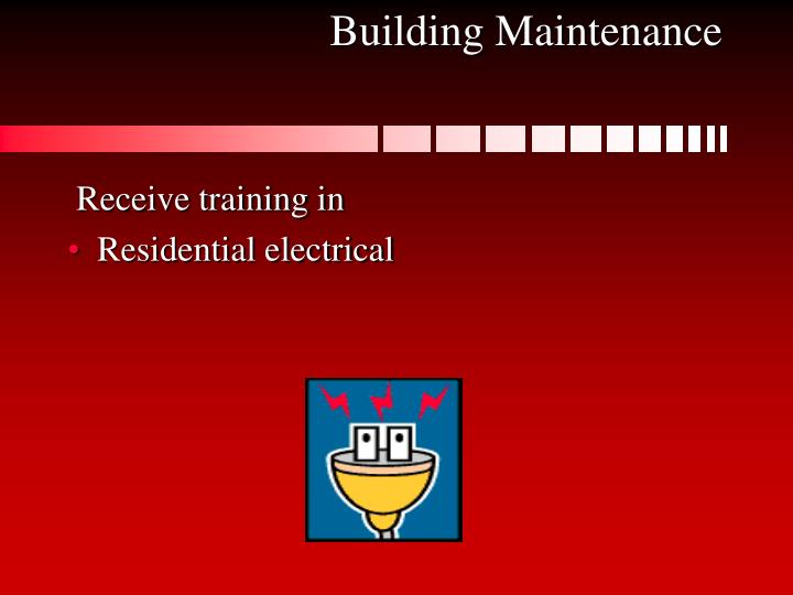 PPT - Building Maintenance PowerPoint Presentation - ID:784675