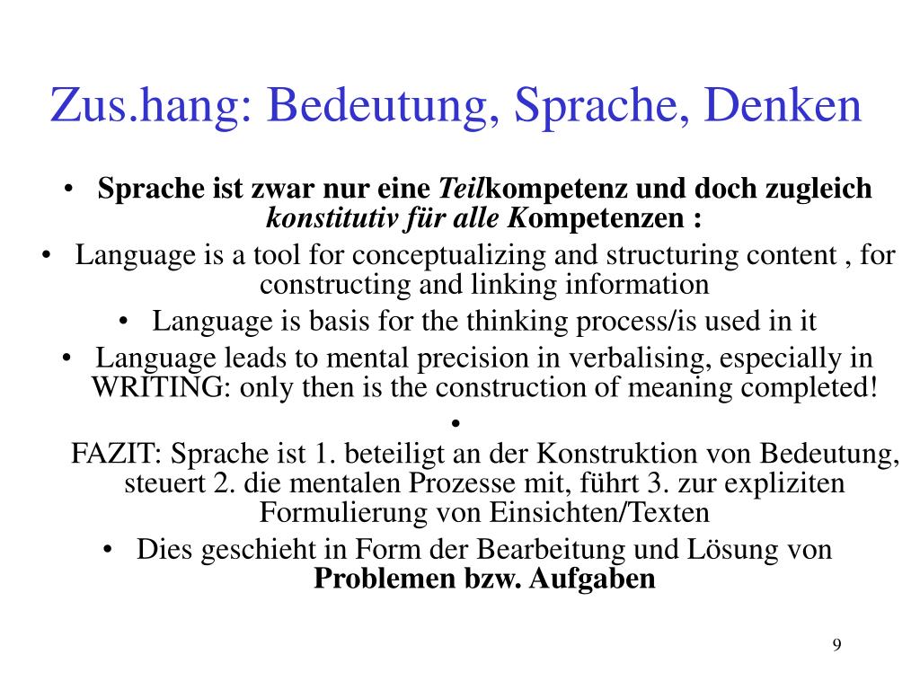 PPT - Sprachlichkeit und Fachlichkeit Europäische Perspektiven Beitrag ...