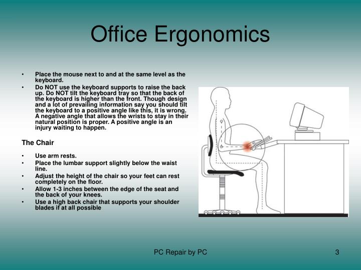 PPT - Office Ergonomics PowerPoint Presentation - ID:788209