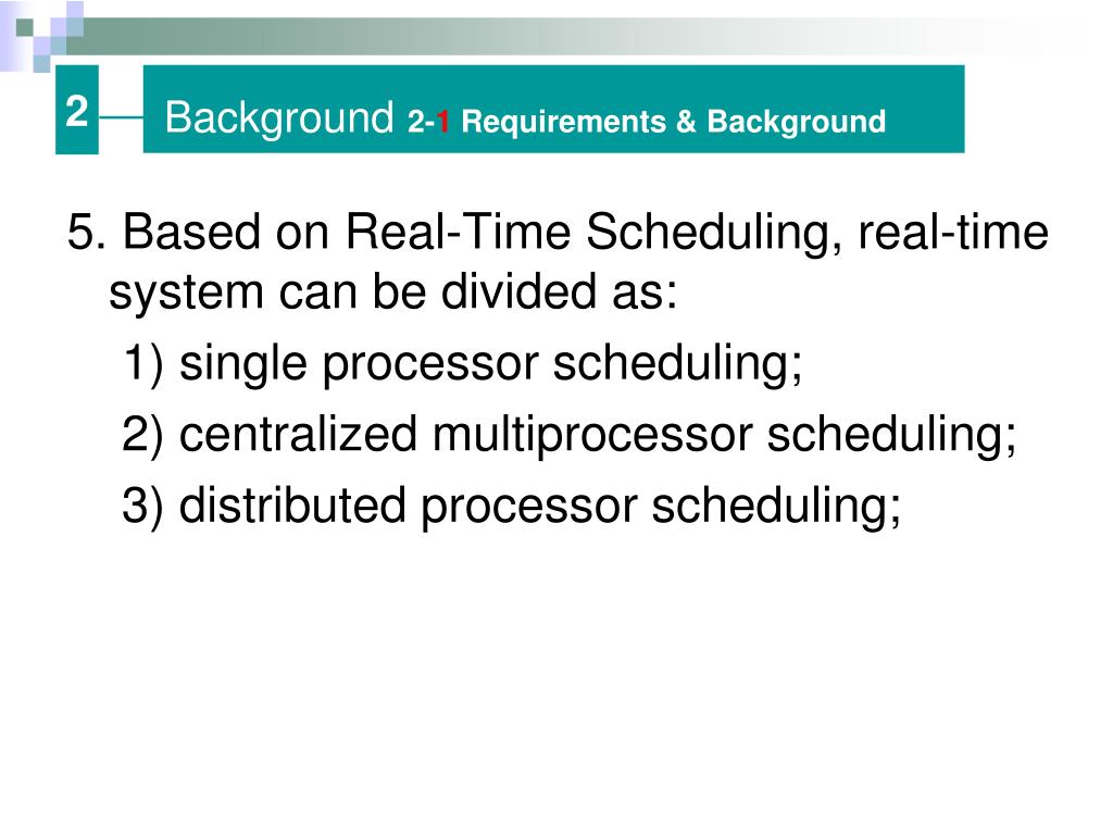Ppt Scheduling Algorithms For Multiprogramming In A Hard Real Time Environm Powerpoint