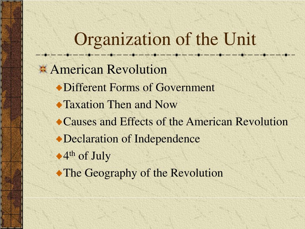 PPT - American Revolution Unit Grade 2 CI 448 PowerPoint Presentation ...