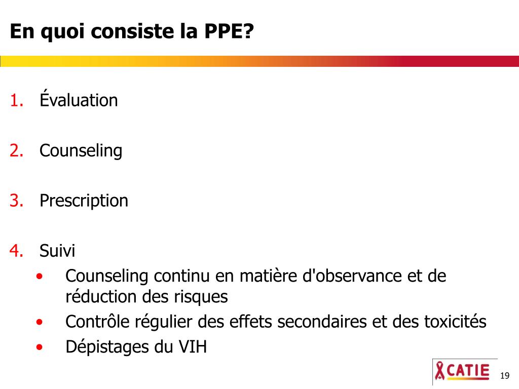 PPT - Peut-on empêcher l'infection par le VIH après une exposition? Le ...