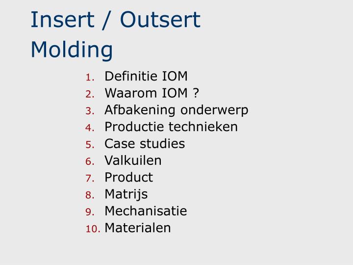 PPT - Insert / Outsert Molding PowerPoint Presentation, free download ...