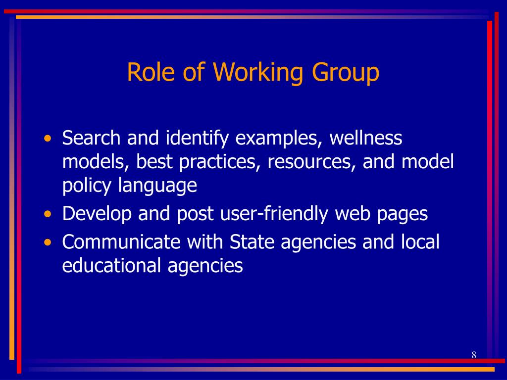 PPT - Welcome to Wellness: Putting School Nutrition Legislation into ...