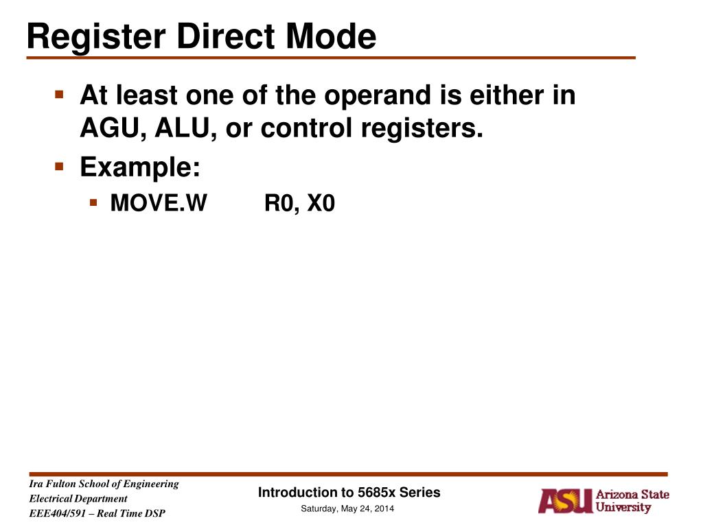 PPT - DSP56800E Instruction Set PowerPoint Presentation, free download ...