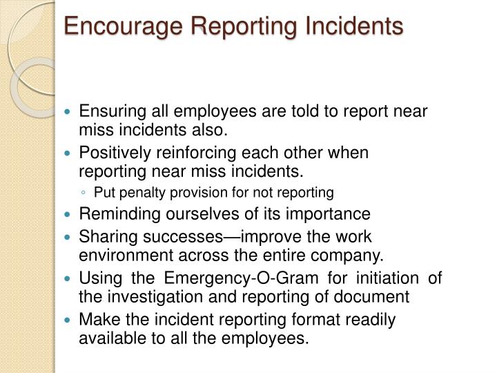 PPT - Incident Reporting & Investigation for better emergency response ...