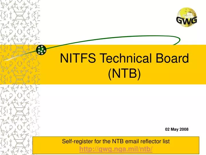 PPT - NITFS Technical Board (NTB) PowerPoint Presentation, free ...