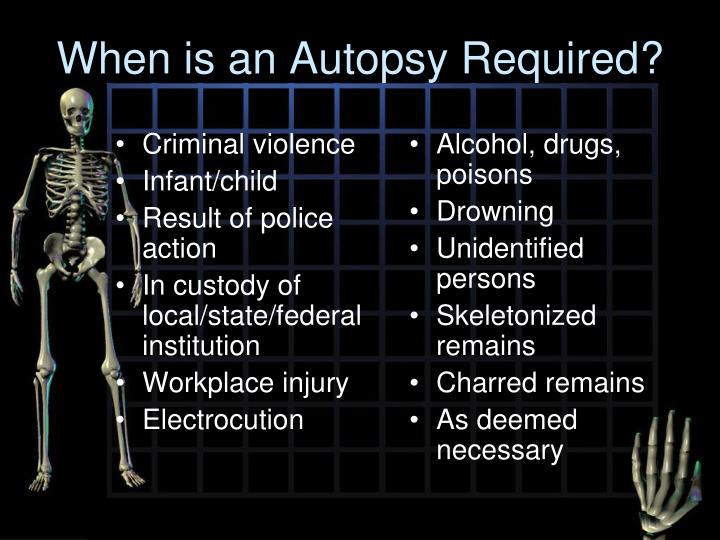 PPT - The Autopsy PowerPoint Presentation - ID:799535