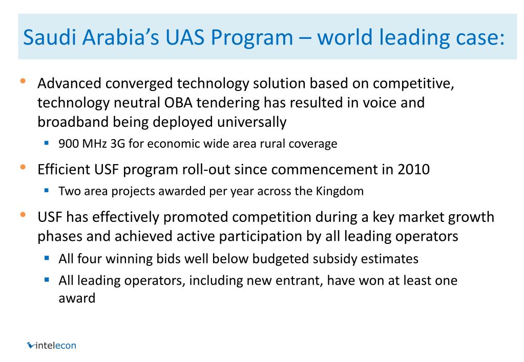 PPT - Universal Broadband Service in rural Saudi Arabia Innovations by ...