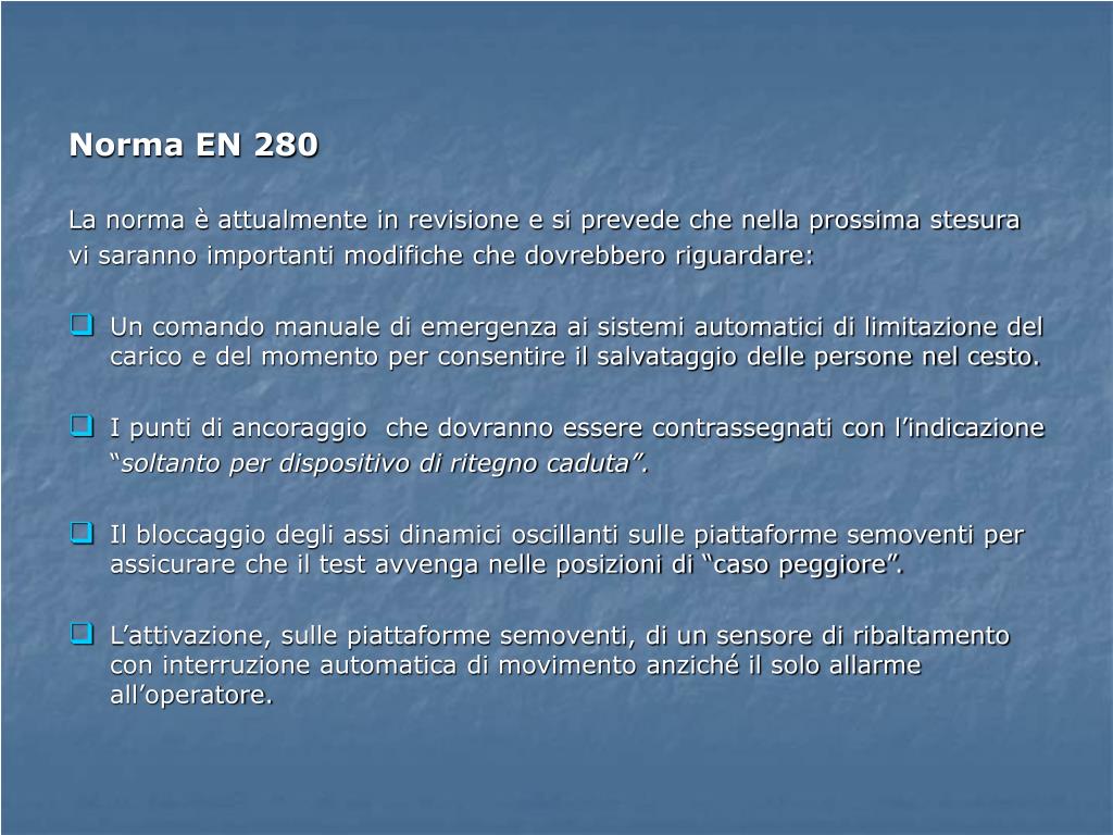 PPT - L’UTILIZZO DI PIATTAFORME DI LAVORO MOBILI ELEVABILI PER I LAVORI ...