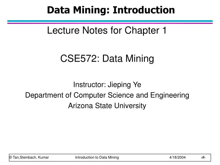 Ppt Data Mining Introduction Powerpoint Presentation Free Download Id 802010