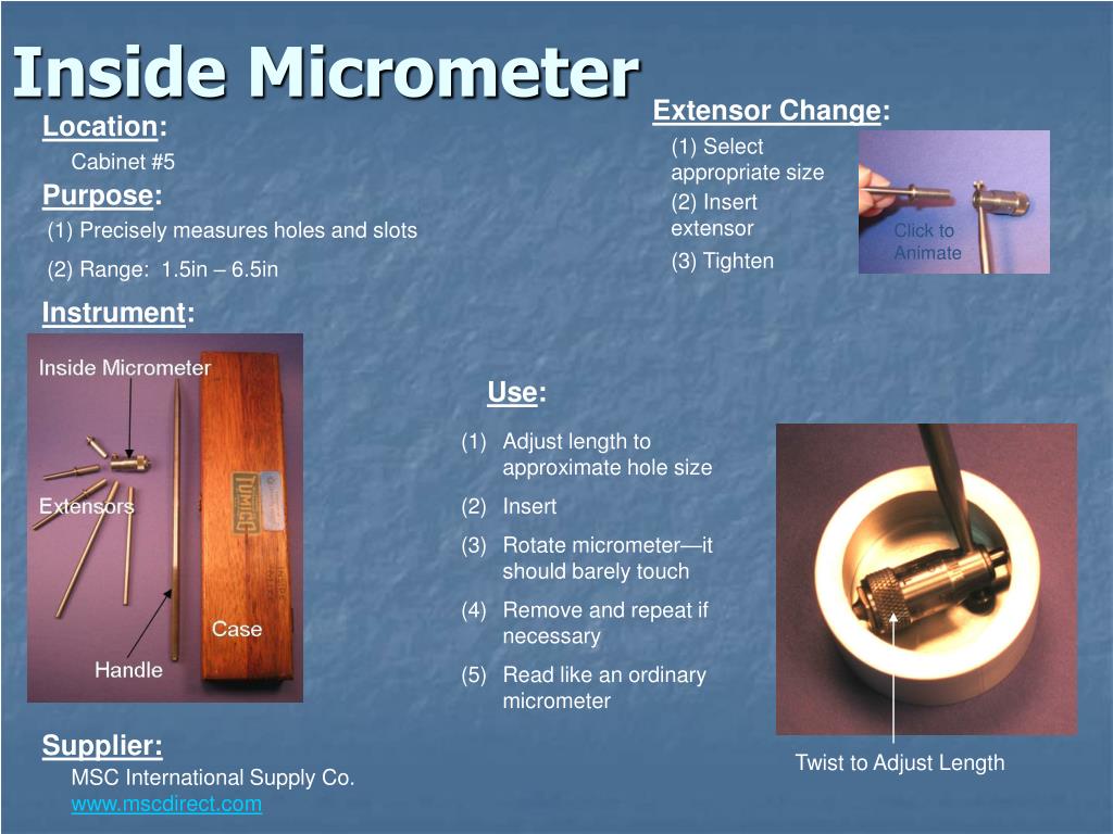 PPT - Inside Micrometer PowerPoint Presentation, free download - ID:802234 PPT - Inside Micrometer PowerPoint Presentation, free download - ID:802234