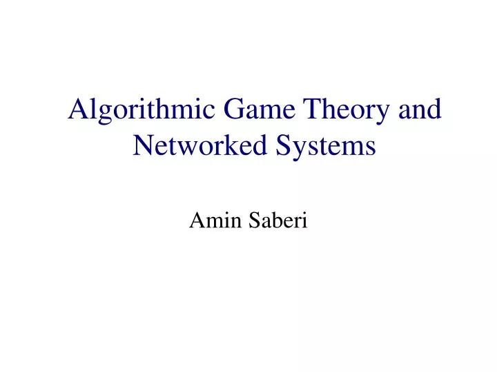 Ppt Algorithmic Game Theory And Internet Computing Powerpoint Presentation Id 802836