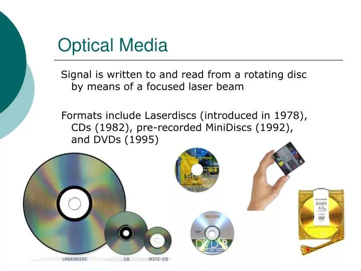 PPT - Optical Media PowerPoint Presentation, free download - ID:803985