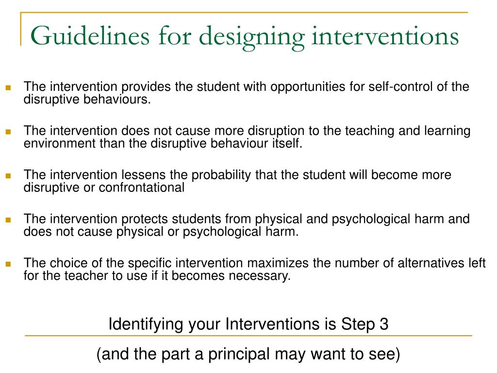 PPT - Today’s Topic - Interventions Class 1 PowerPoint Presentation ...